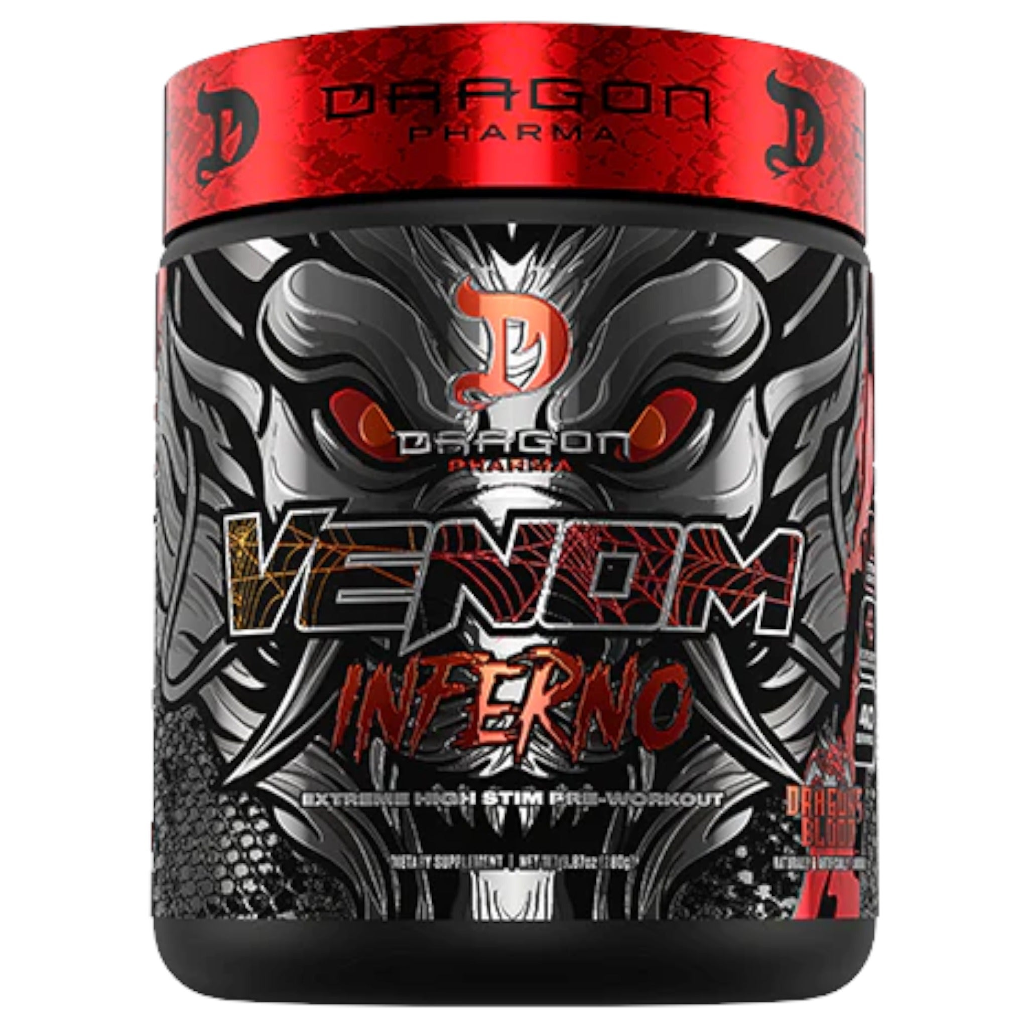 Dragon Pharma Venom Inferno 40 Servicios – Suplementos Alex MX