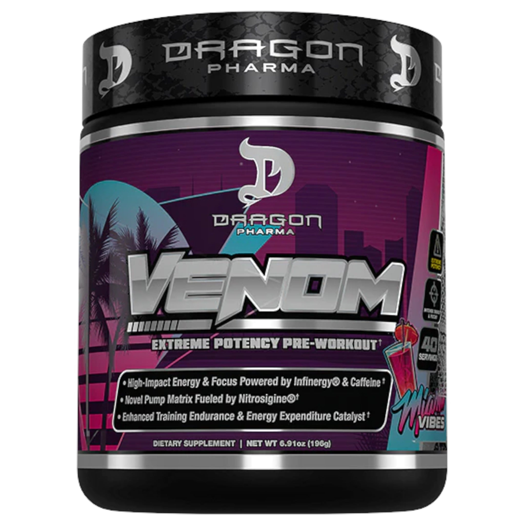 Dragon Pharma Venom 40 Servicios – Suplementos Alex MX